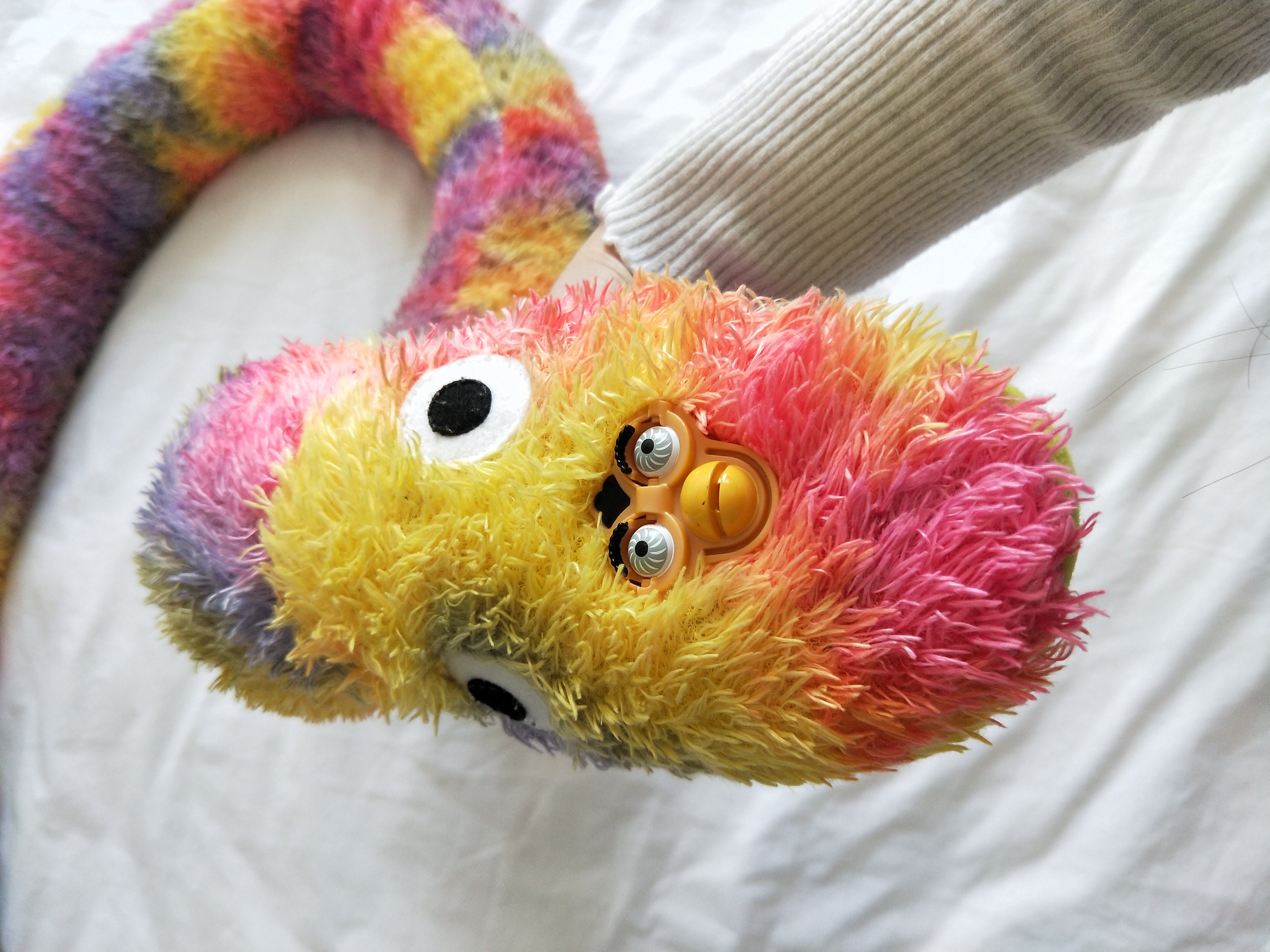 Dos metros Snake Furby extraño cuerpo enorme peluche suave - Etsy España
