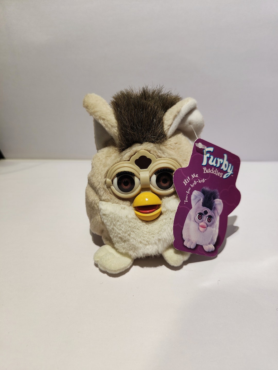 Vintage Furby Buddy 1999 Tiger Electronics Beige Bear Furby Buddies - Etsy