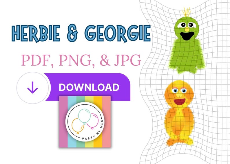 Ms. Rachel Puppets Graphic| JPG | PNG | PDF Instant Digital Download ...