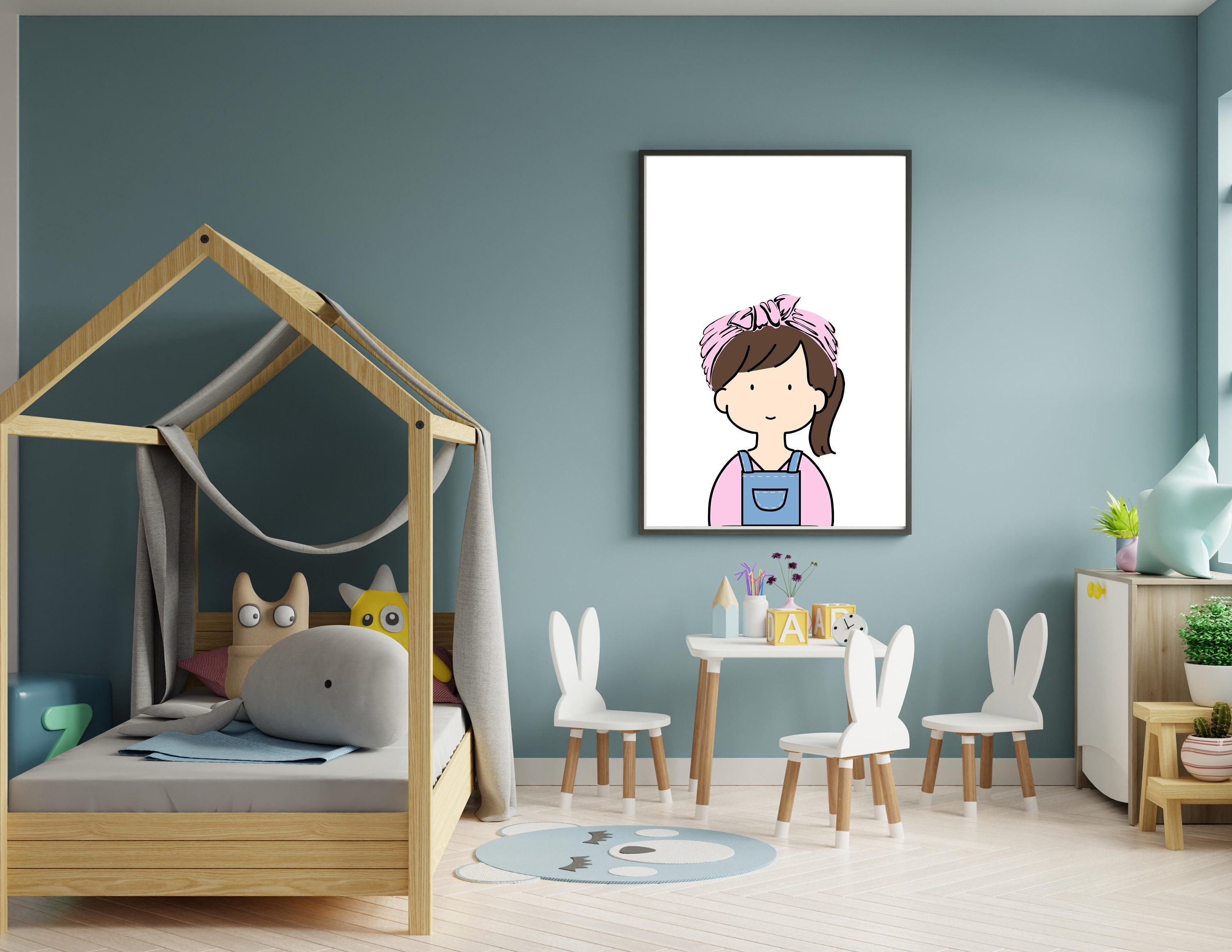 Ms. Rachel Wall Art Printable | Nursery Art | Kids Bedroom Decor | Ms ...