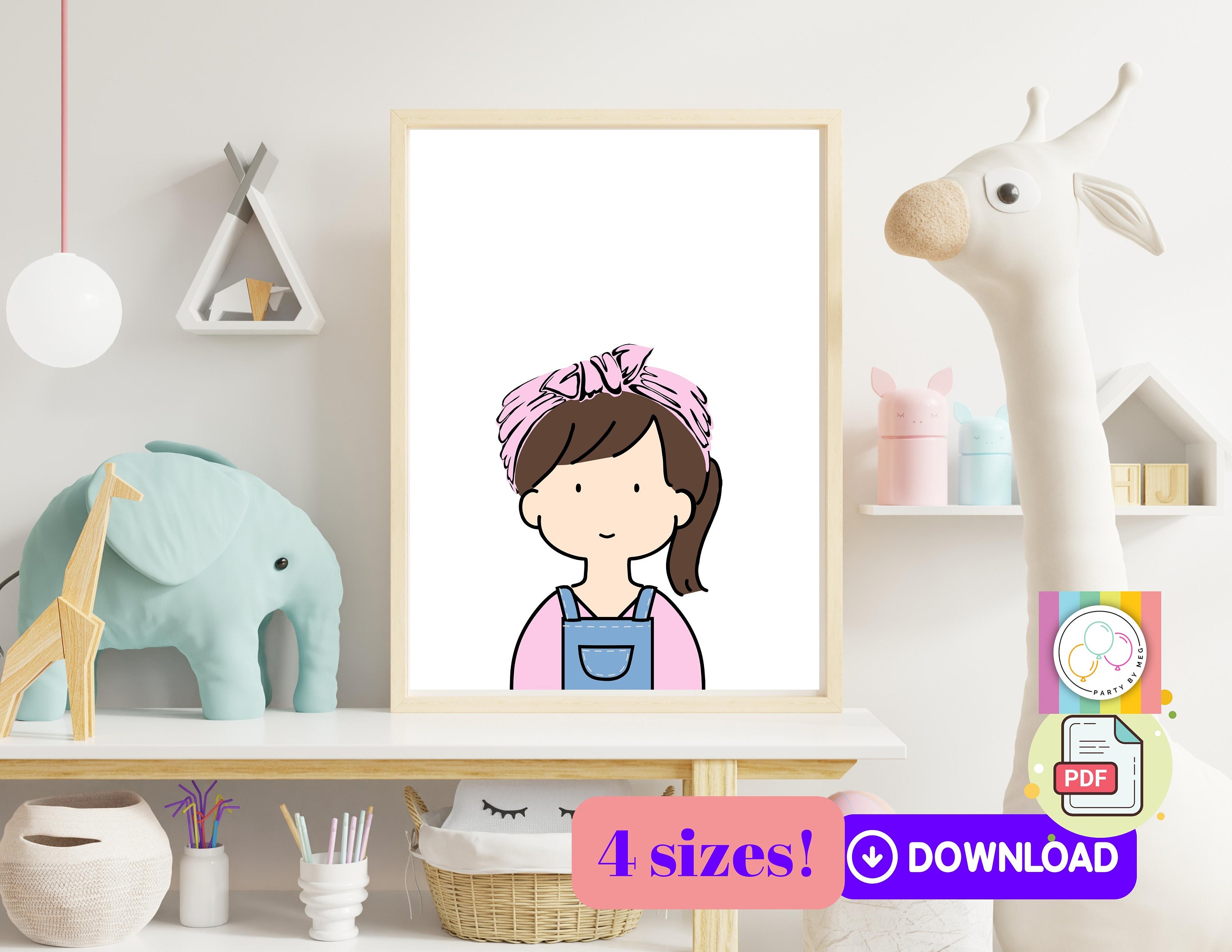 Ms. Rachel Wall Art Printable | Nursery Art | Kids Bedroom Decor | Ms ...