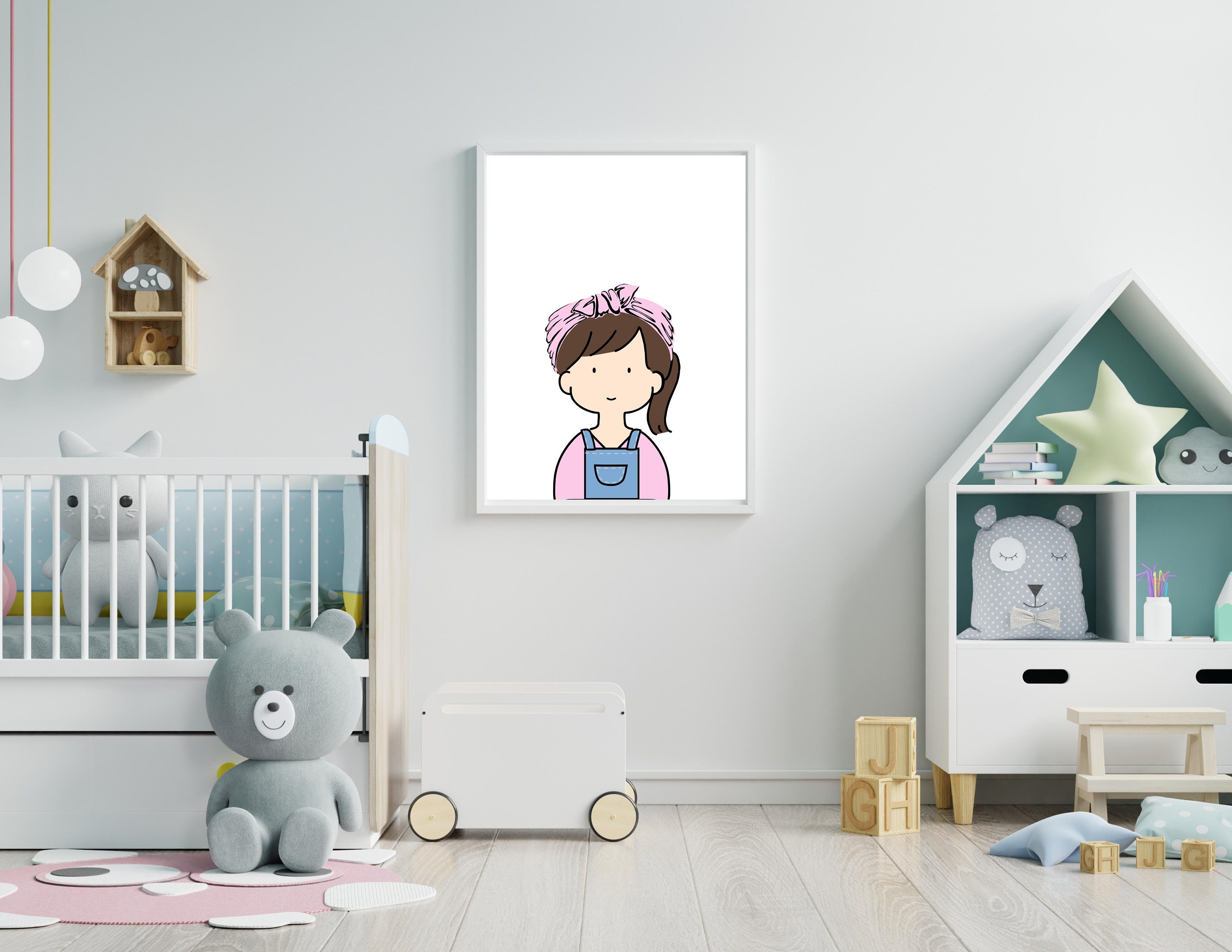 Ms. Rachel Wall Art Printable | Nursery Art | Kids Bedroom Decor | Ms ...