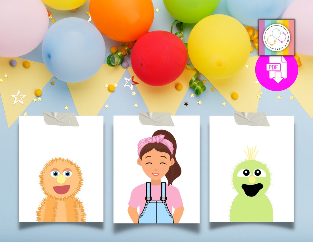 Ms. Rachel Wall Art | Birthday Prints | Birthday Decor | Songs for ...