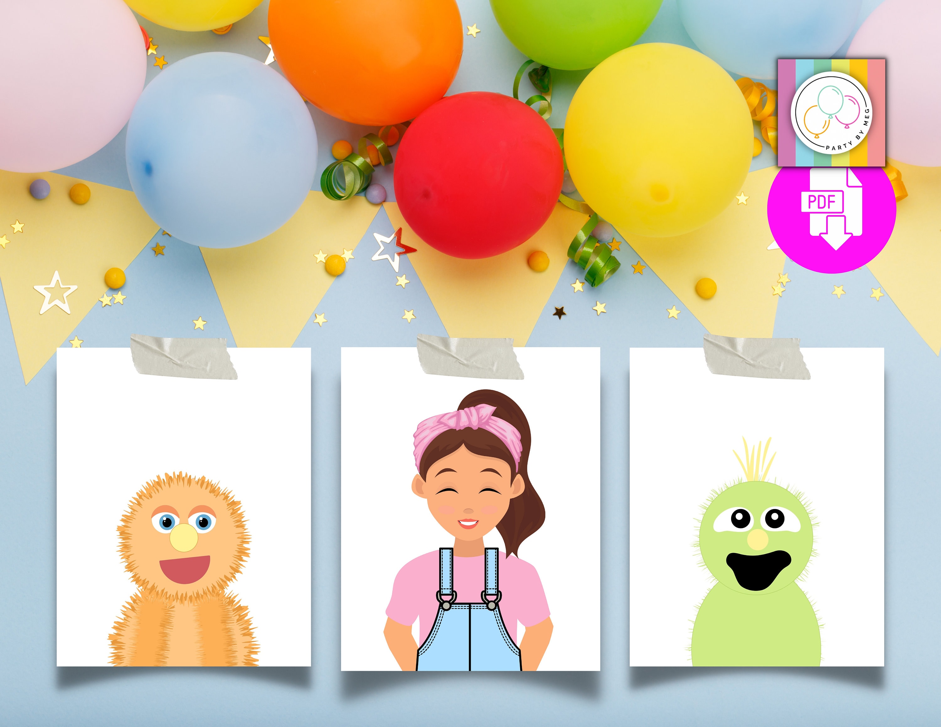 Ms. Rachel Wall Art | Birthday Prints | Birthday Decor | Songs for ...