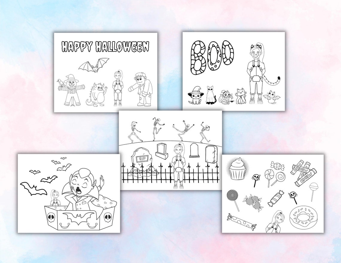 Ms. Rachel Halloween Coloring Pages | Songs for Littles | Early ...