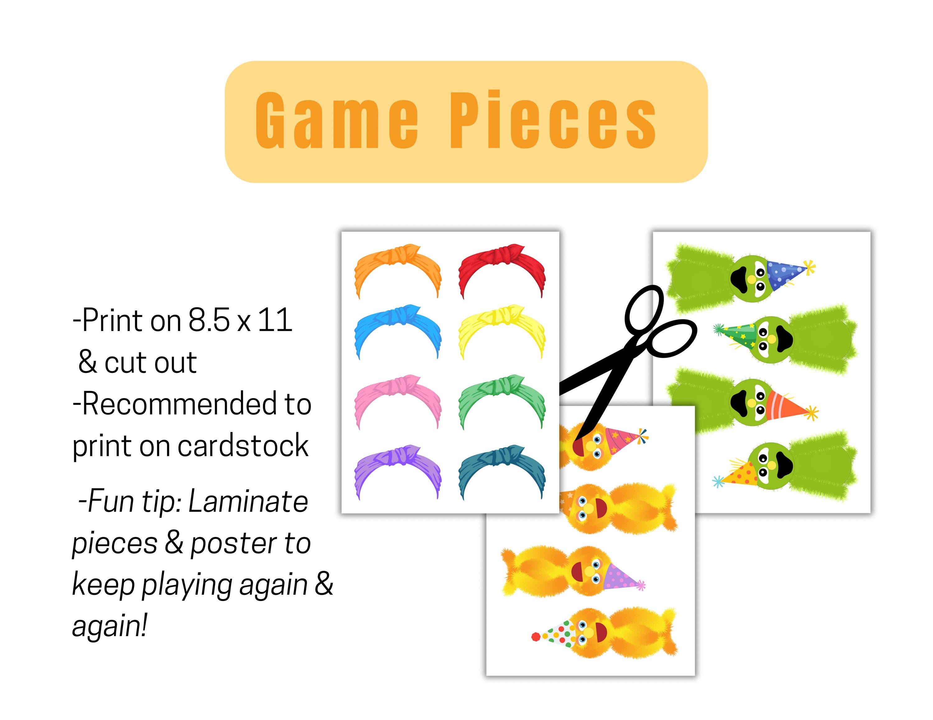 Ms. Rachel Birthday Party Game | Pin the Headband (digital Print) - Etsy