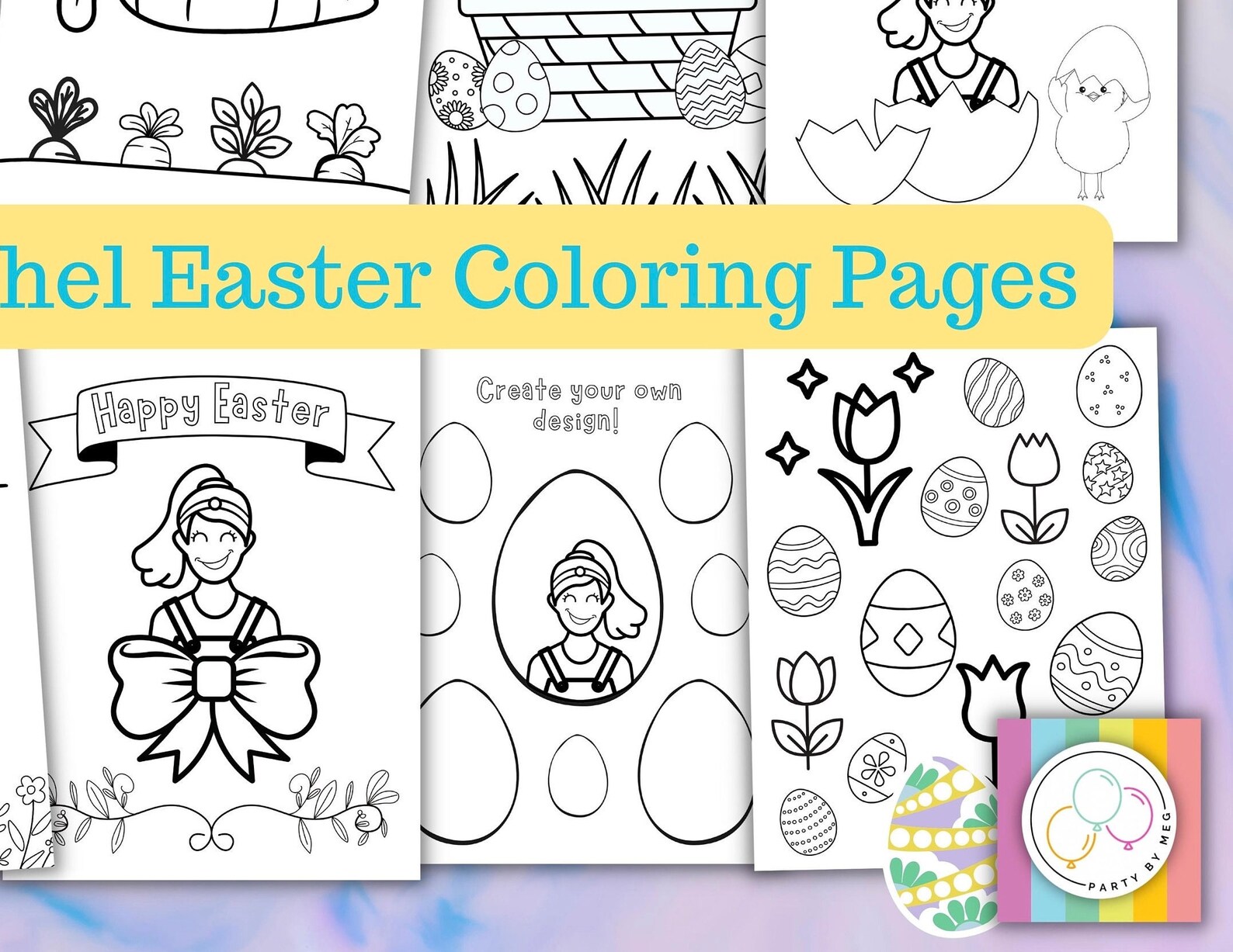Ms. Rachel Coloring Pages | Easter | Digital Download | Kids Coloring ...