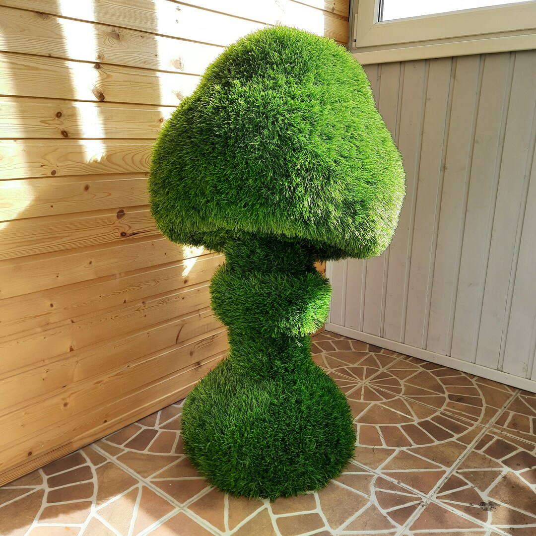 Mushroom Height: 1 Meter, MADE TO ORDER. Large Mushroom Topiary ...