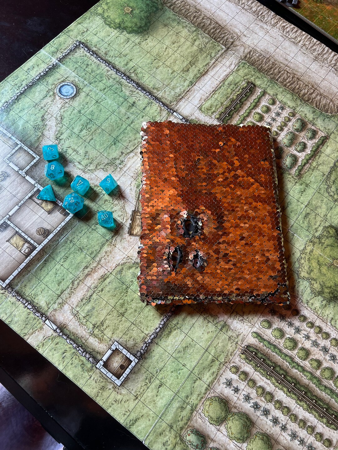 Gold Sequin Mimic Notebook - Etsy