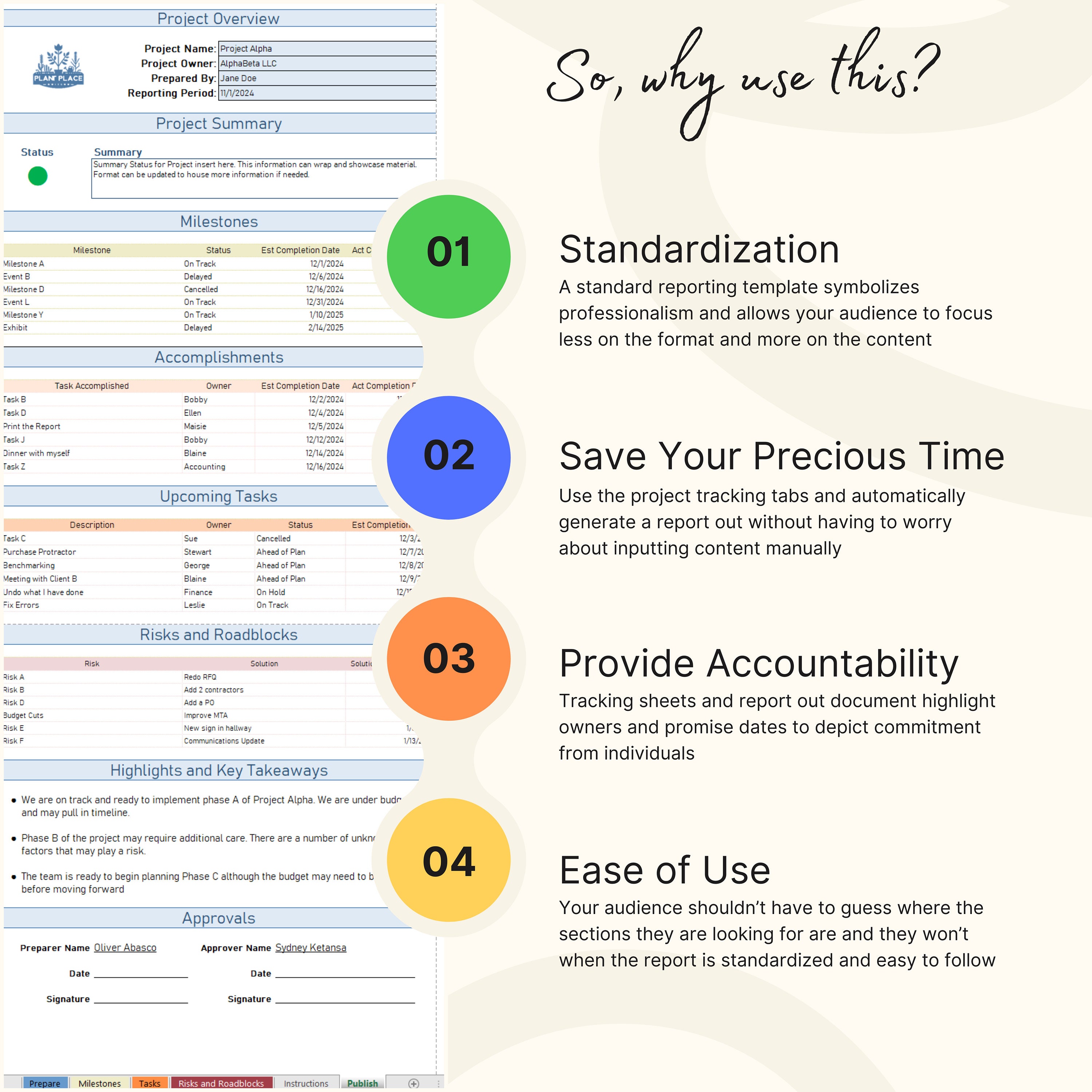 Automated Project Report Excel Based Project Tracker And Report Generator Etsy