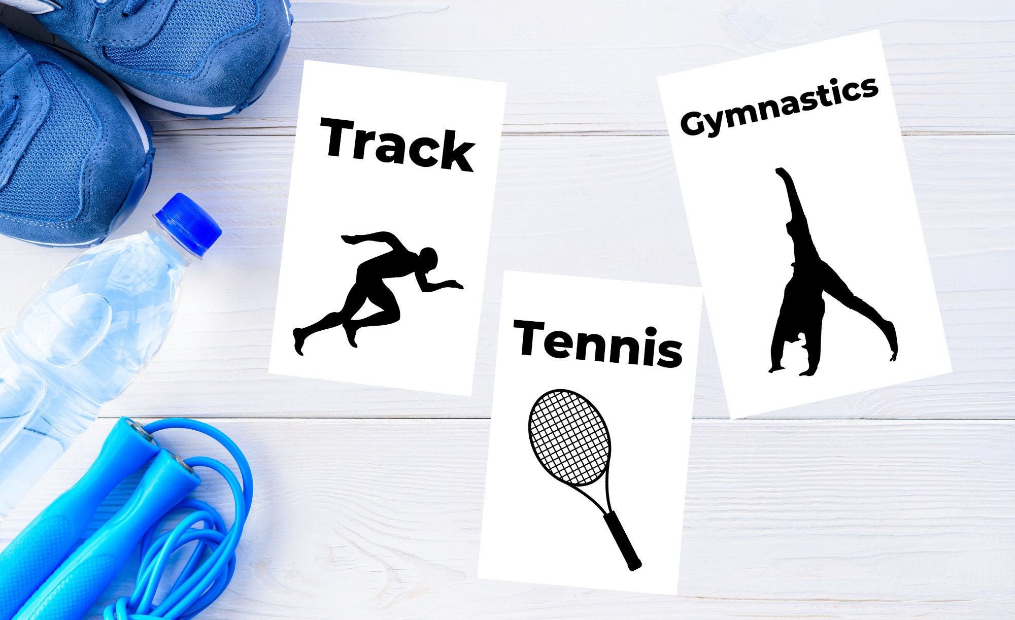 Sports Flashcards , Printable Montessori Cards, Homeschool Learning ...