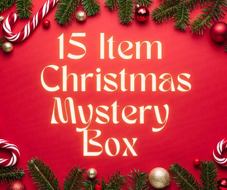 15 Item Christmas Mystery/surprise Box - Etsy