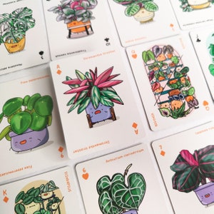 Plant Playing Cards - Full House of Plants 54 Unique Houseplant ...