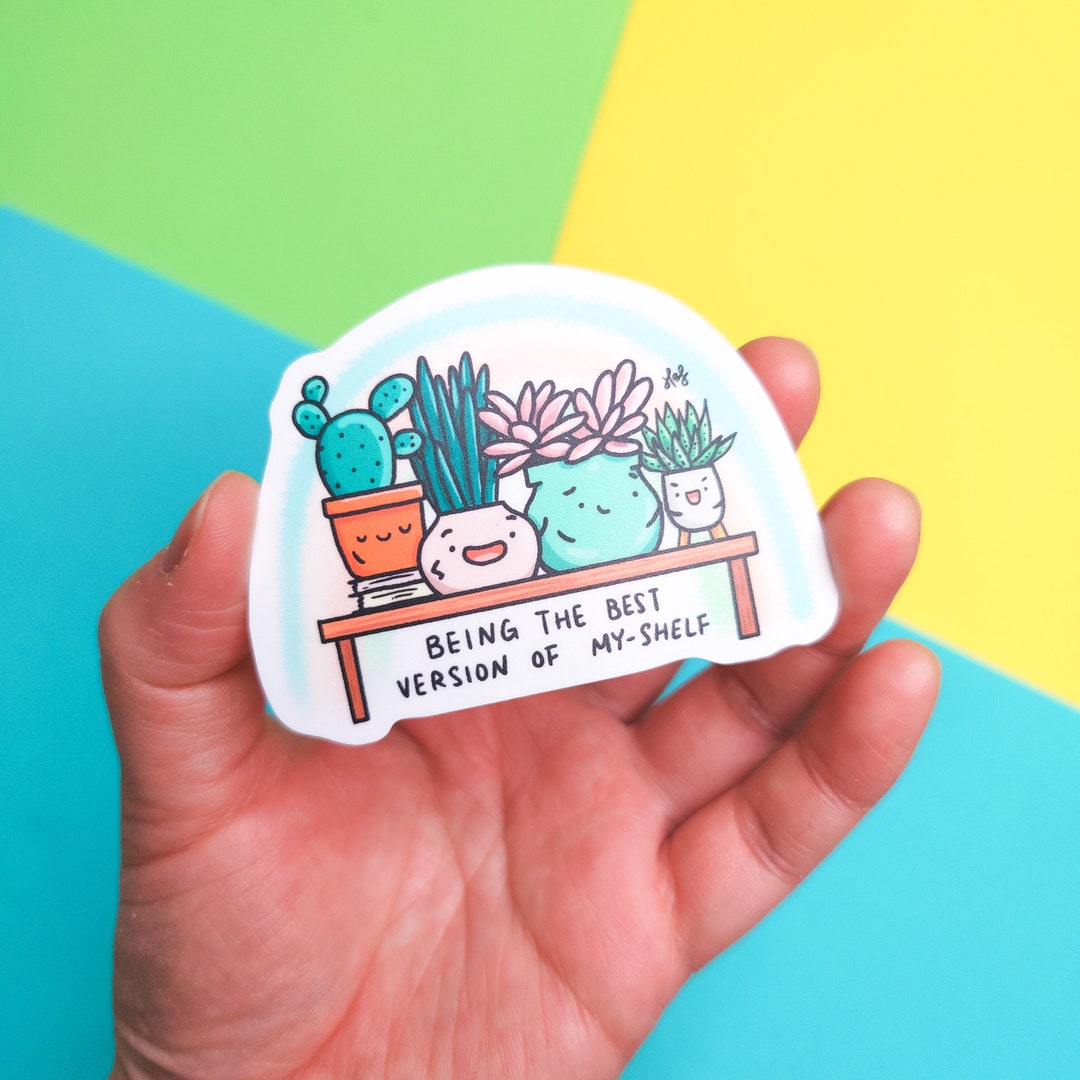 Best Version of My Shelf Vinyl Sticker - Etsy