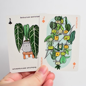 Plant Playing Cards - Full House of Plants 54 Unique Houseplant ...