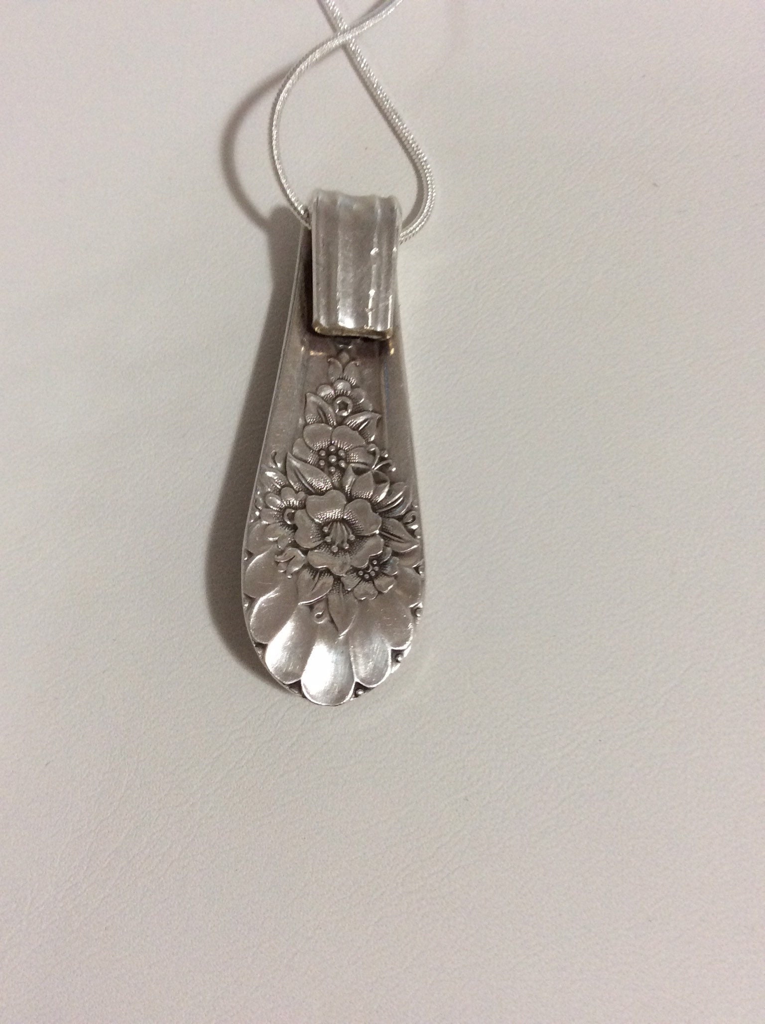 Handmade Jubilee spoon handle pendant