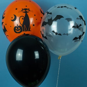 Spooky Balloons (set of Six Balloons) - Etsy
