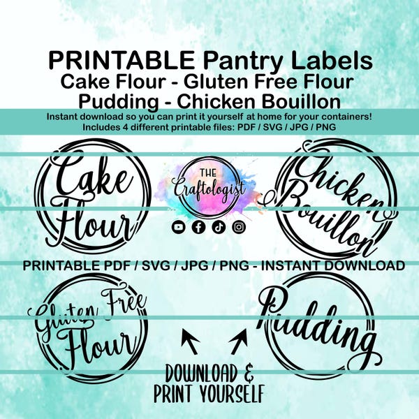 Food Pantry Birthday Cake Kits - Etsy