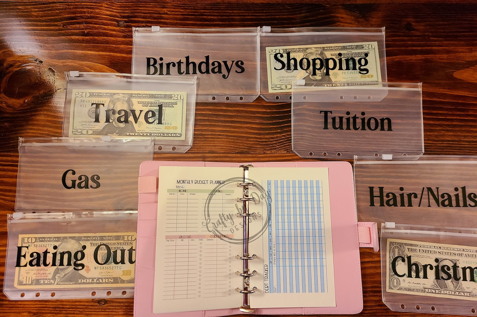 Personalized Budget Binder A6/ Cash Savings Envelopes / Money - Etsy