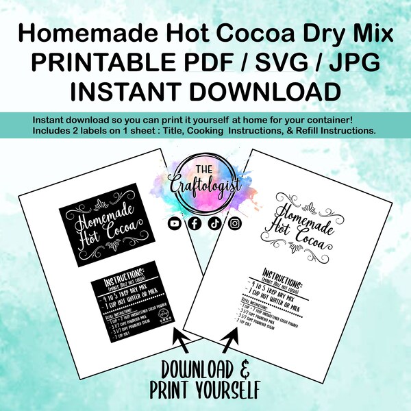 Cocoa Mix - Etsy