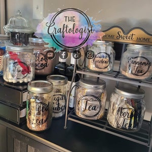 FRONT DECALS ONLY - You Pick Craftologist Pantry Title Labels for Your ...