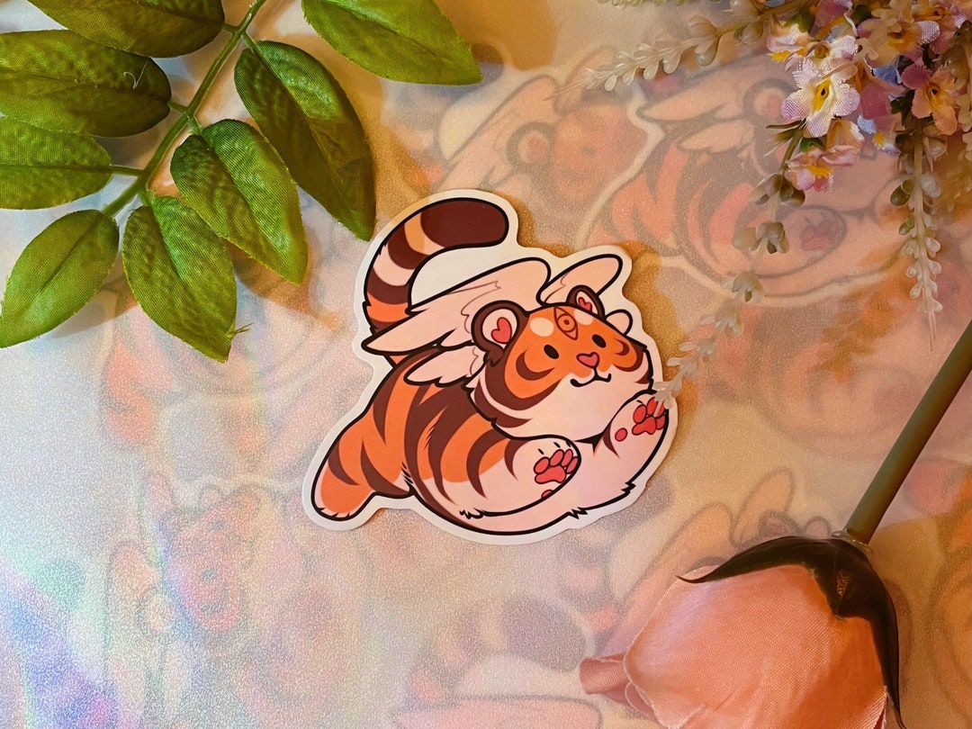 Tiger Orb “torb” 3” Clear Vinyl Sticker | Tiger Sticker Sticker | Water ...