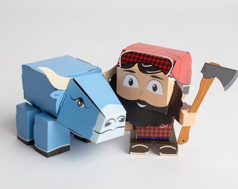 Babe the Blue Ox - Etsy