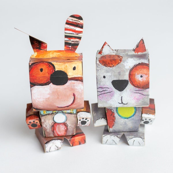 3d Paper Toy - Etsy