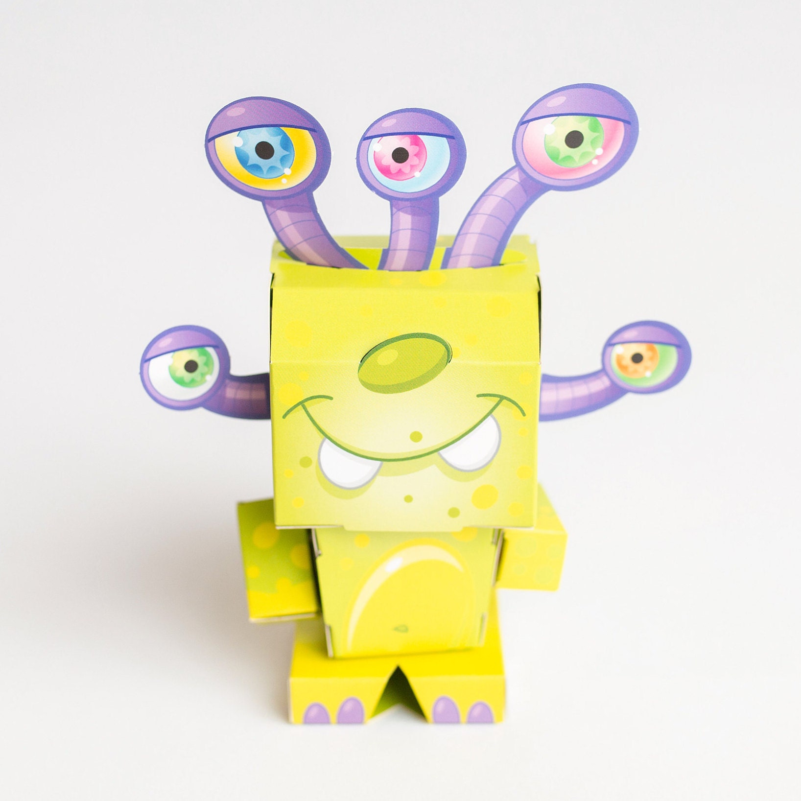 3D Alien Robot Astronaut Paper Toy Activity Kit - Etsy