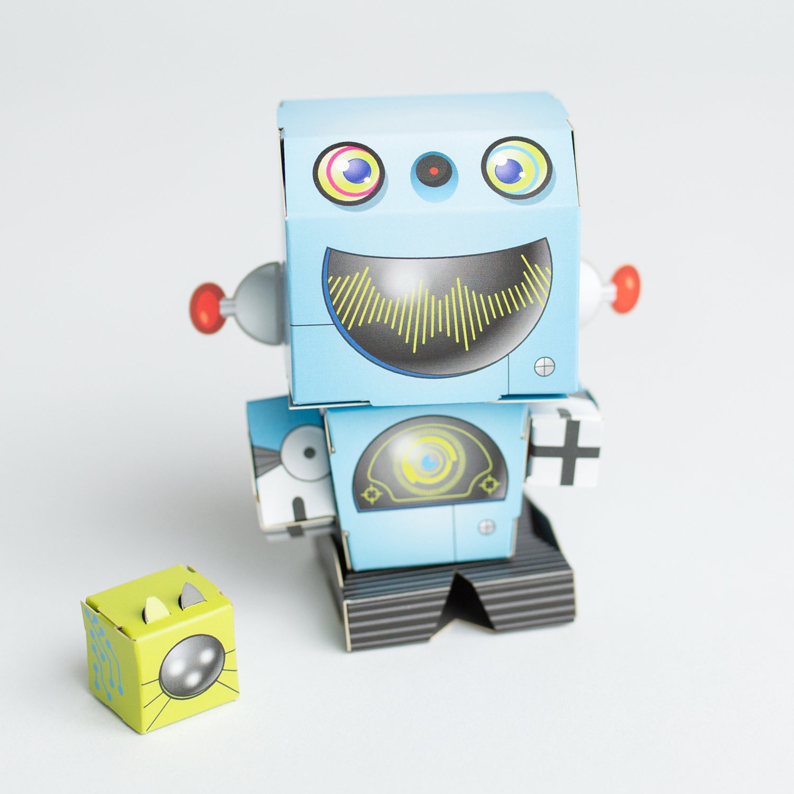 3D Alien Robot Astronaut Paper Toy Activity Kit - Etsy