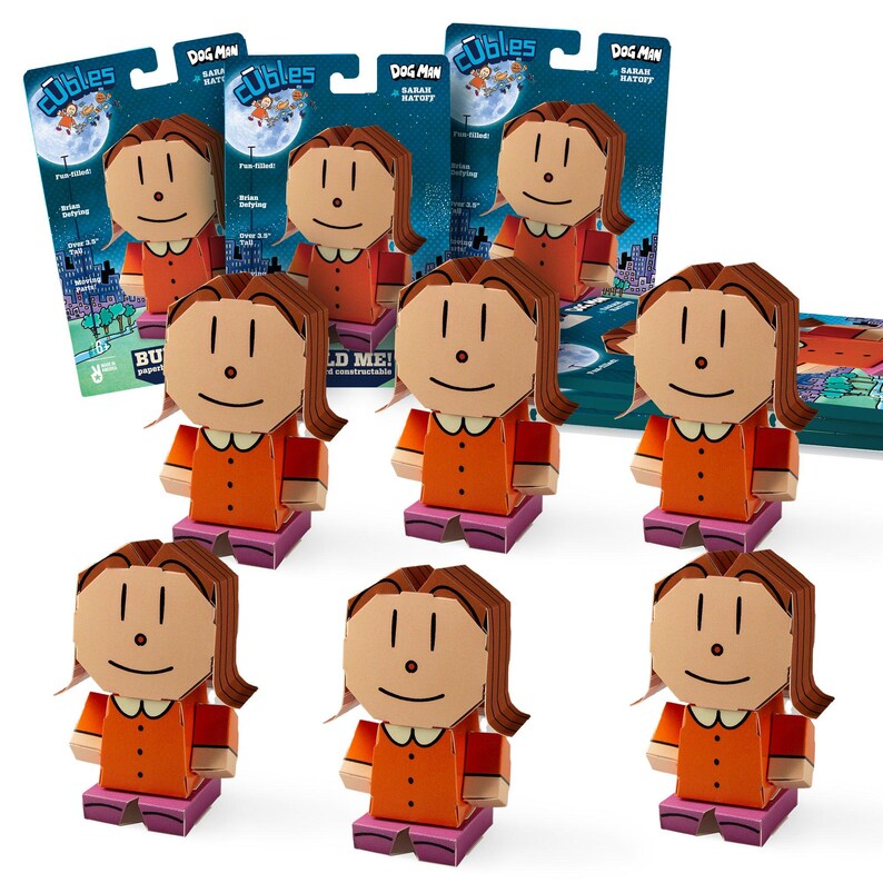 Dog Man Series Group Party Pack (includes 6 Dog Man Series CUBLES) - Etsy