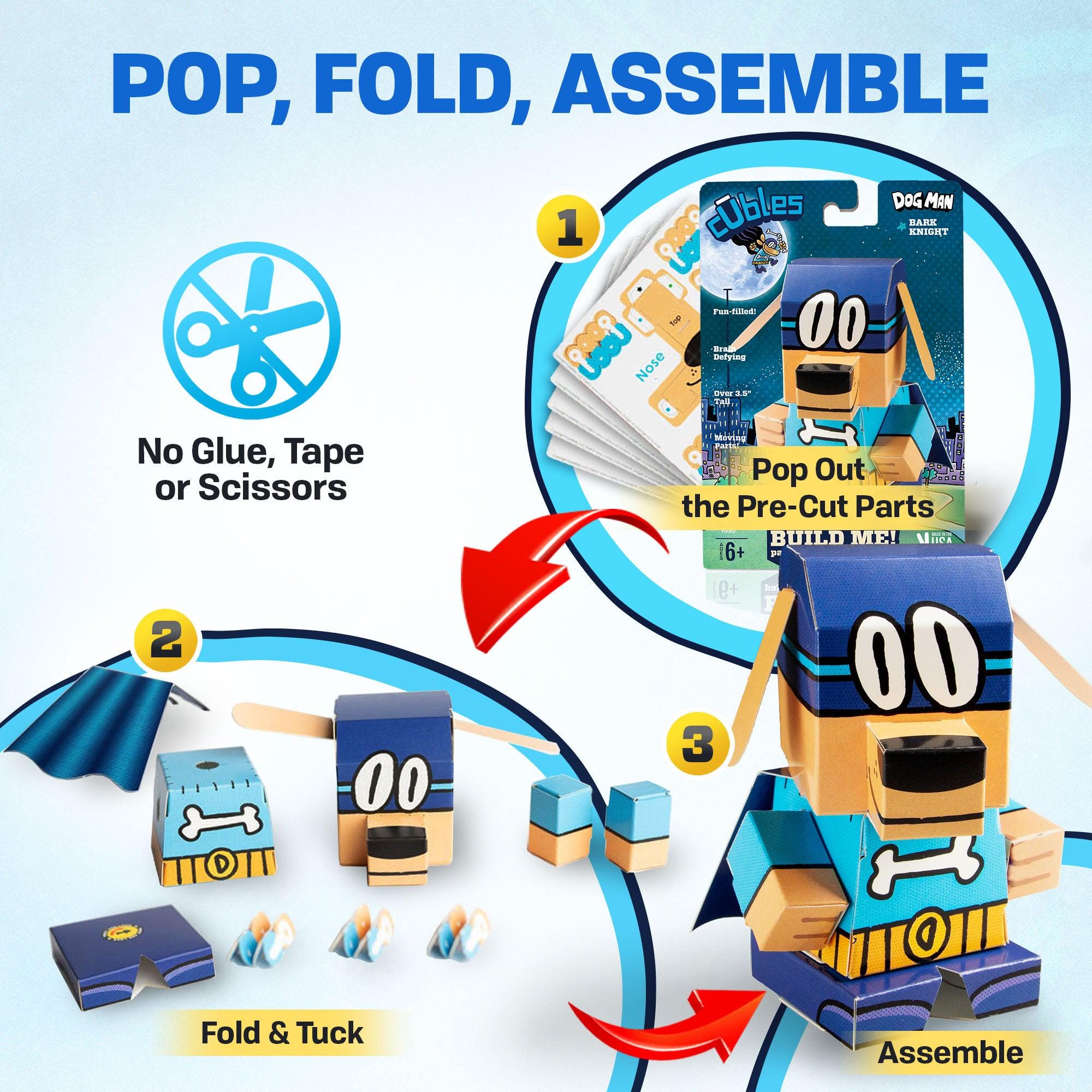 CUBLES the Bark Knight From the Dog Man Series - Etsy