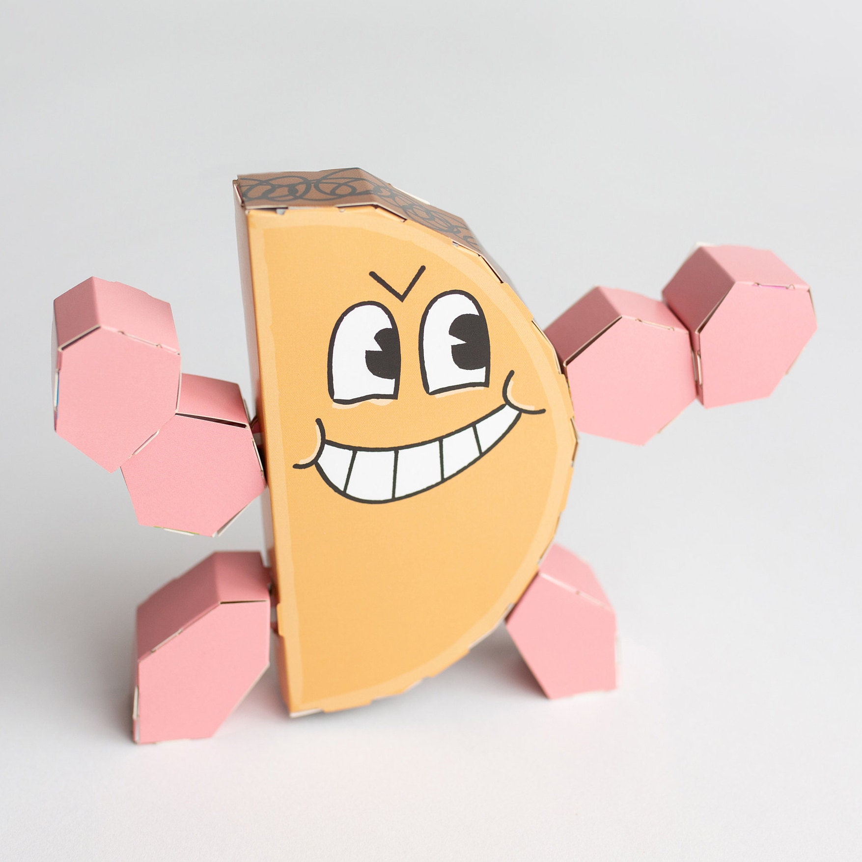 3D Dog Man Paper Toy Activity Kit - Etsy