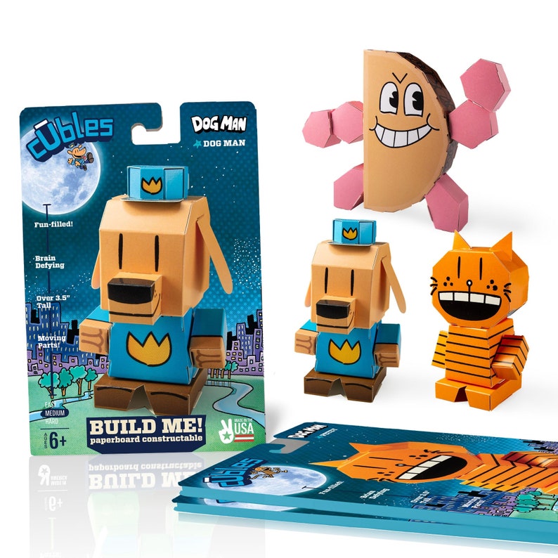 CUBLES Dog Man Set dog Man, Petey, Philly - Etsy