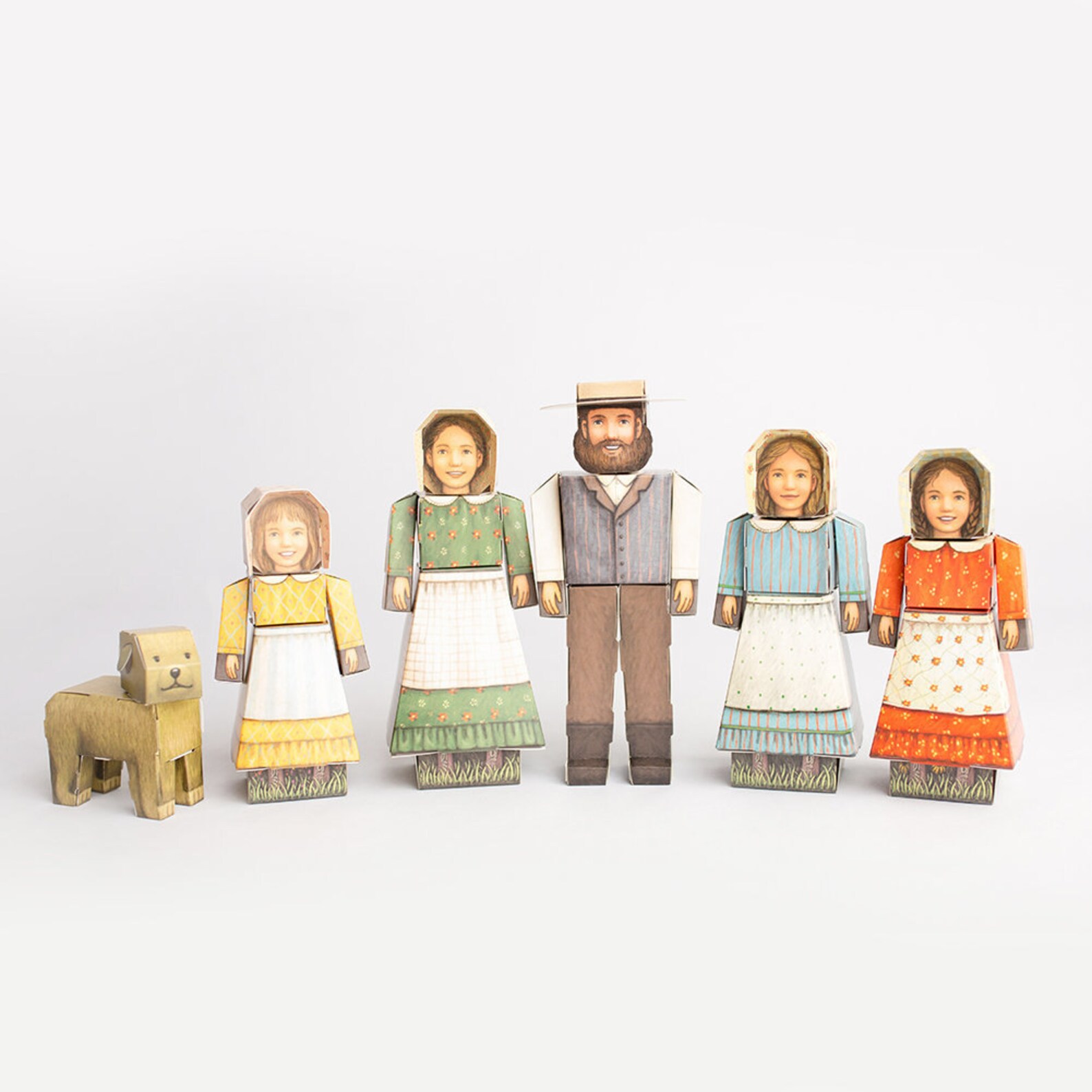 3D Little House on the Prairie Paper Toy Activity Kit - Etsy