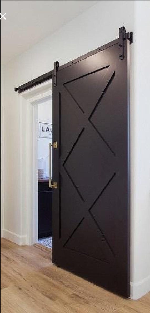 Farmhouse Modern Interior Barn Doors Custom Made Classic 2 Panel