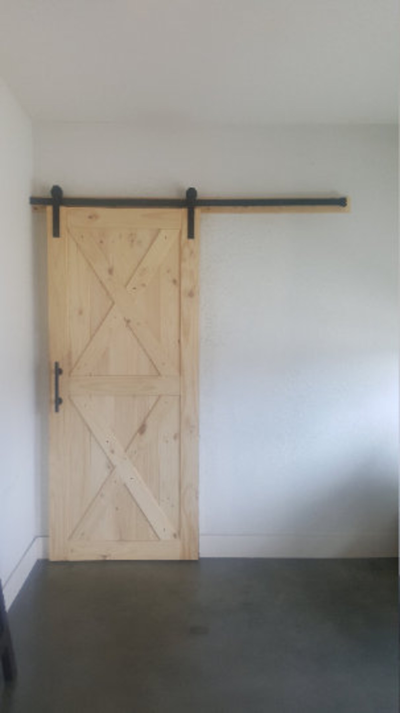 Custom Made Sliding Barn Door Farmhouse Style Rustic - Etsy