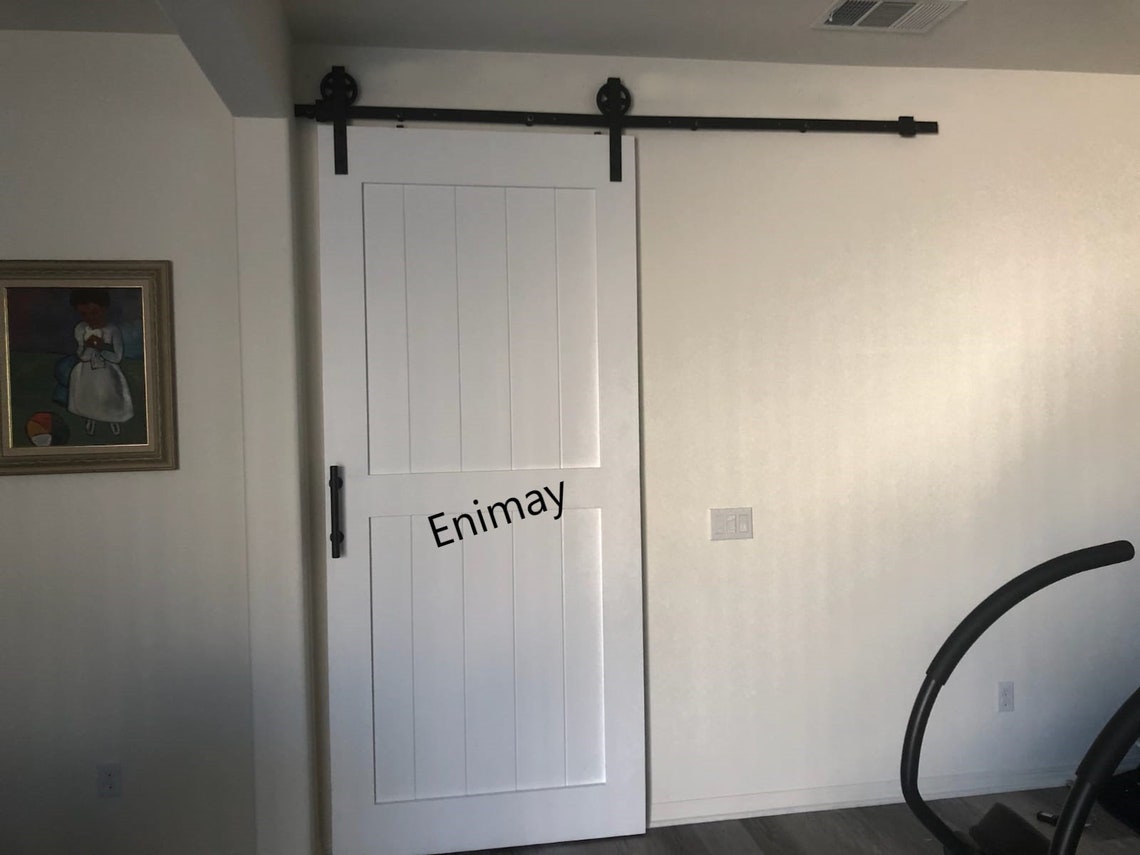 Custom Made Classic 2 Panel Sliding Barn Door Contemporary - Etsy