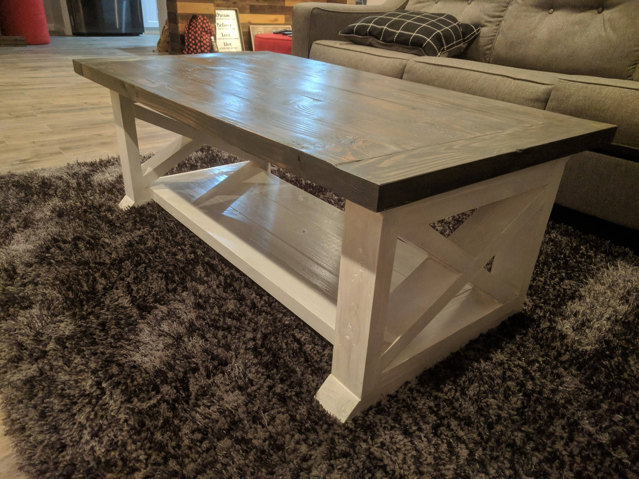Farmhouse Coffee Table Wooden Coffee Table Country Style - Etsy