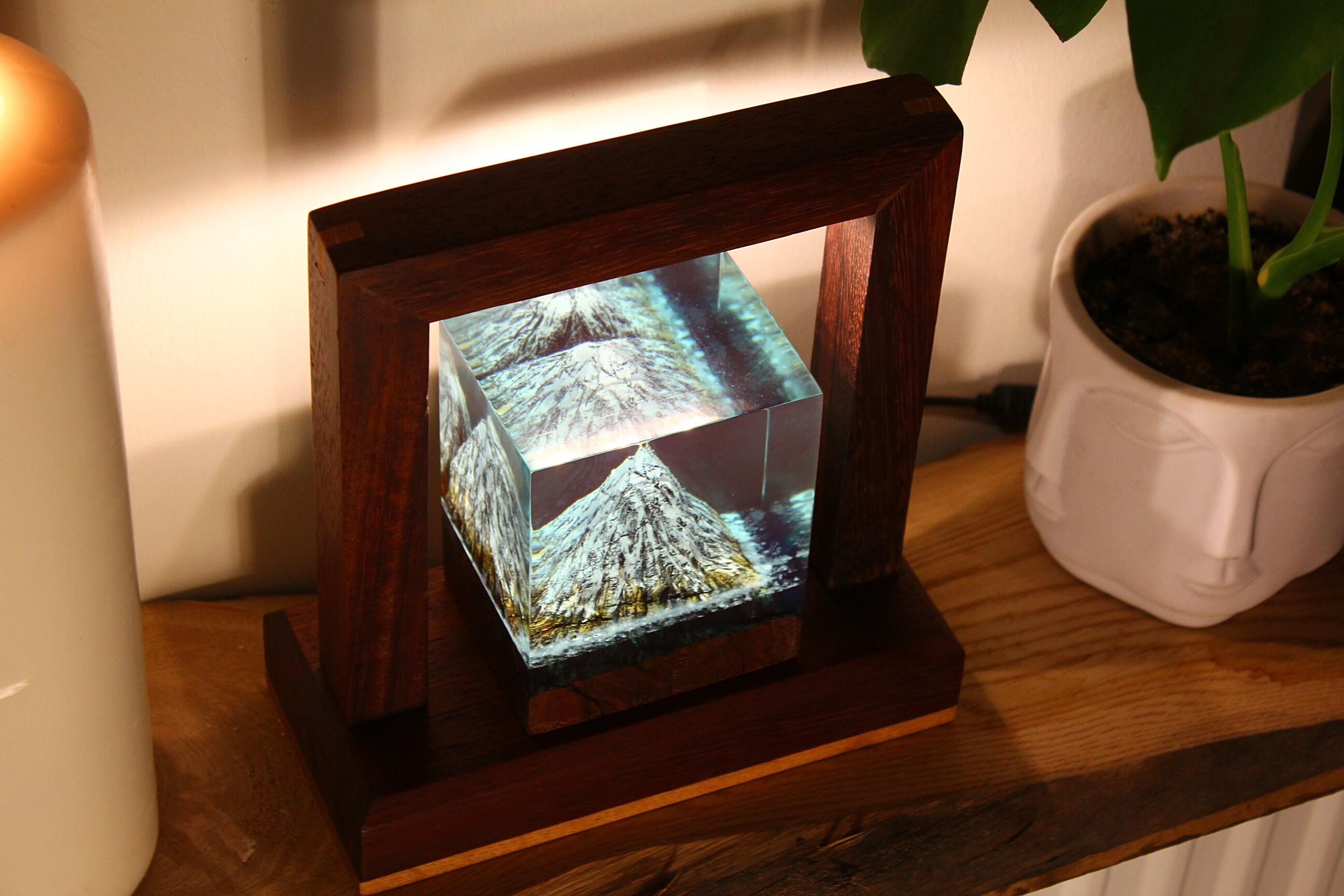 Personalized Gift, Epoxy Resin, Epoxy Lamp, Epoxy Night Lamp, Epoxy ...