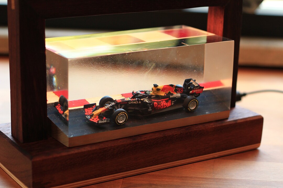 Formula 1 Lamp, Max Verstappen 2021 , Redbull Honda Team, Epoxy Night ...