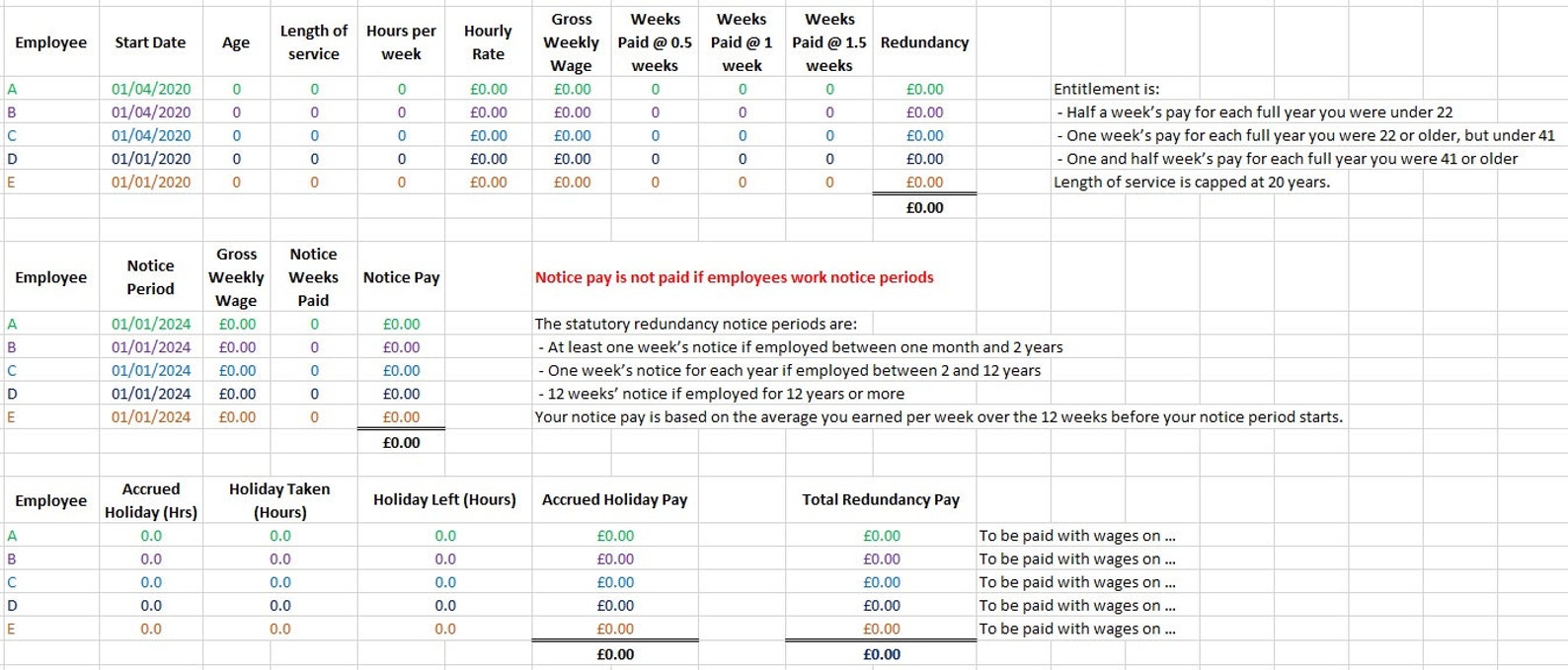Payroll Templates - Etsy