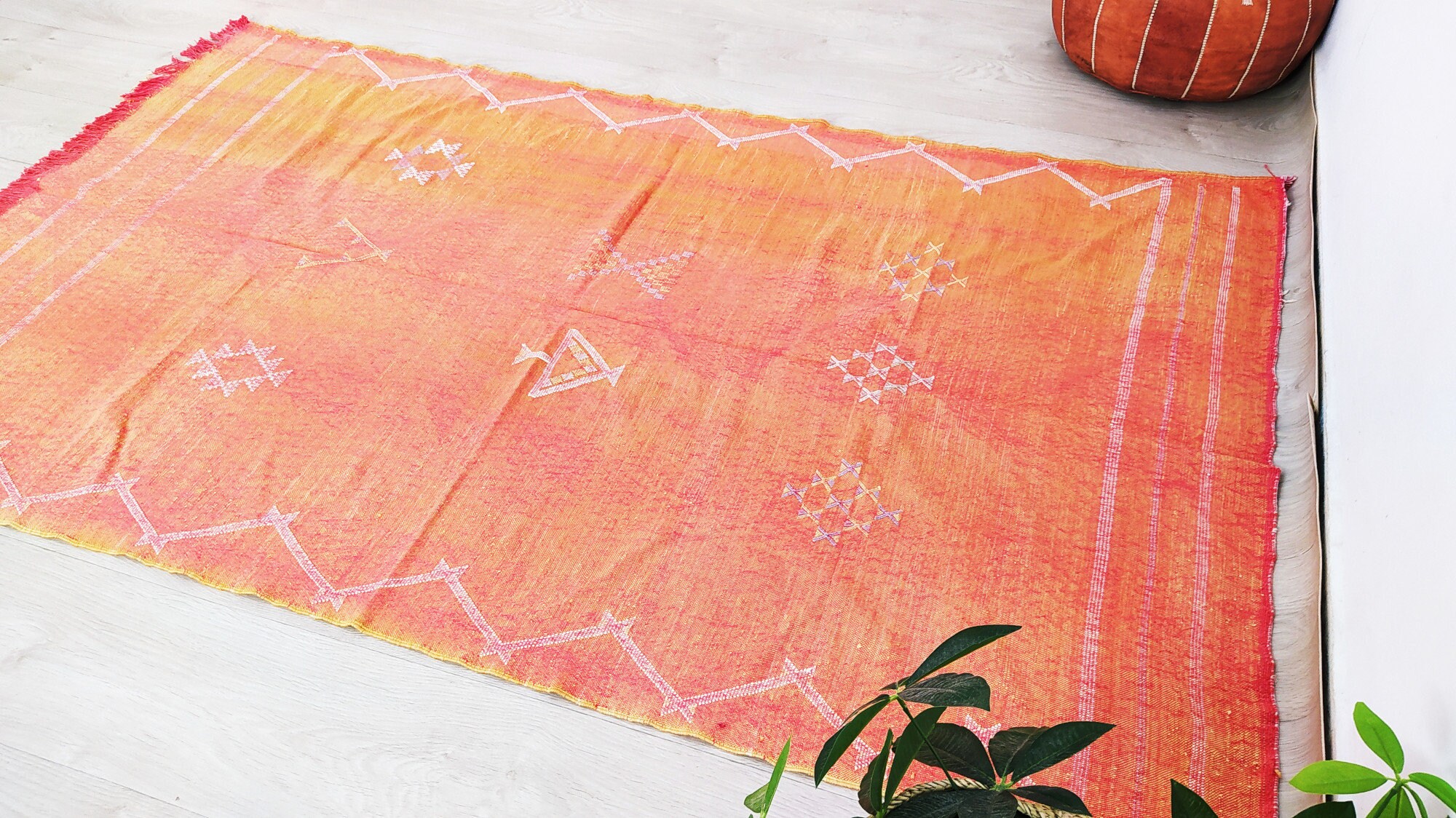 Moroccan Cactus Silk Rug 7.5 X 4.3 Handmade Rug Berber Carpet - Etsy