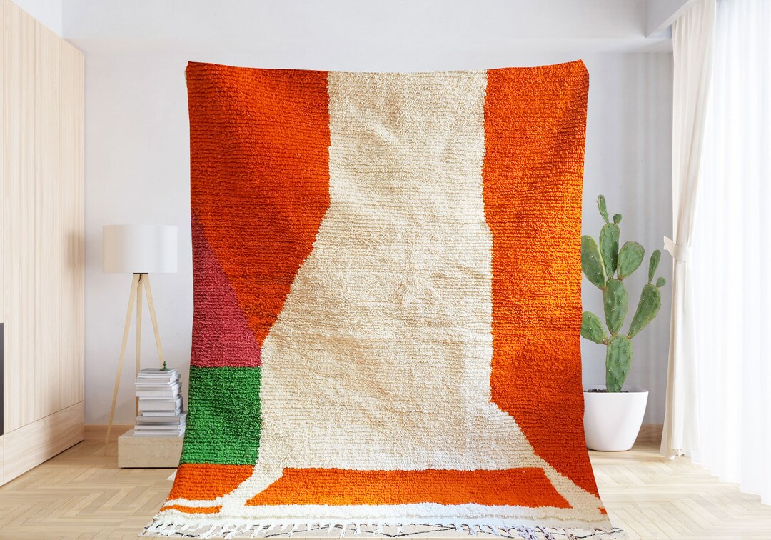 Moroccan Handmade Rug, Shaggy Rug, Morrocan Rug, Berber Carpet, Custom ...
