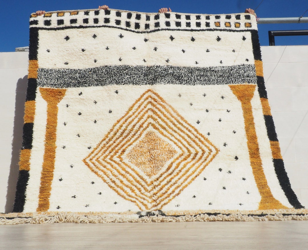 Moroccan Handmade Rug, Shaggy Rug, Morrocan Rug, Berber Carpet, Custom ...