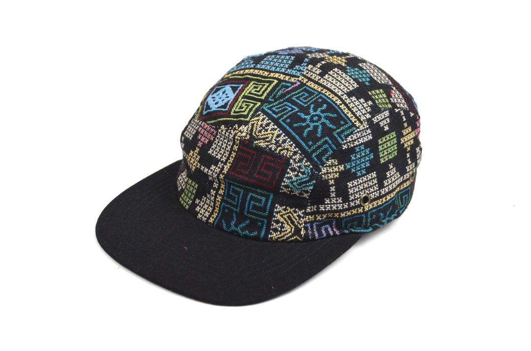 Boho 5 Panel Cap, Cap Ethnic, Headgear, Hat, Cap, Five Panel, Cappy, Peaked Cap Pattern - Etsy