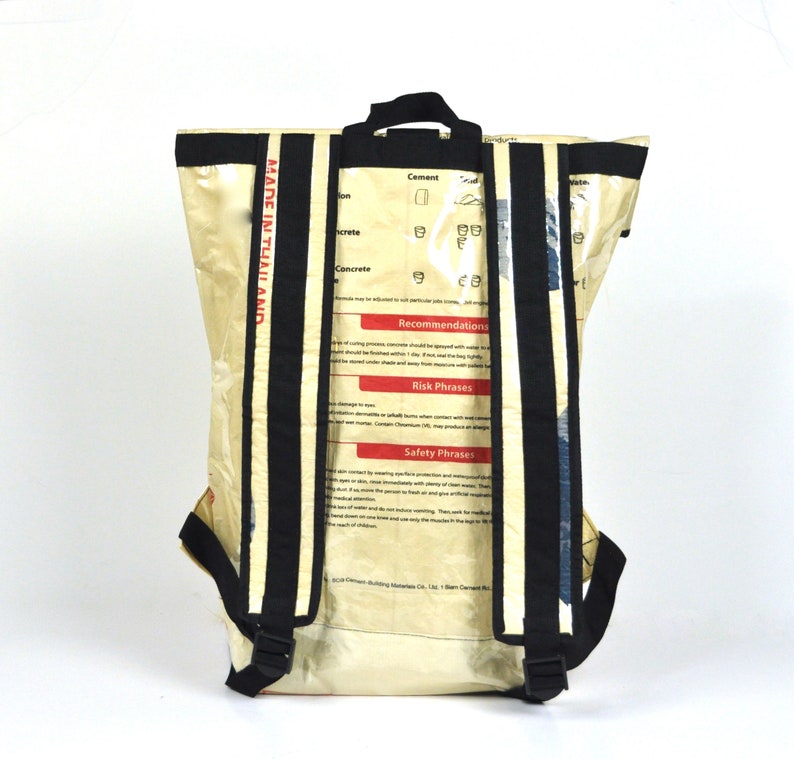 Recycled Backpack Made of Cement Bags, Upcycling Bag, Backpack - Etsy