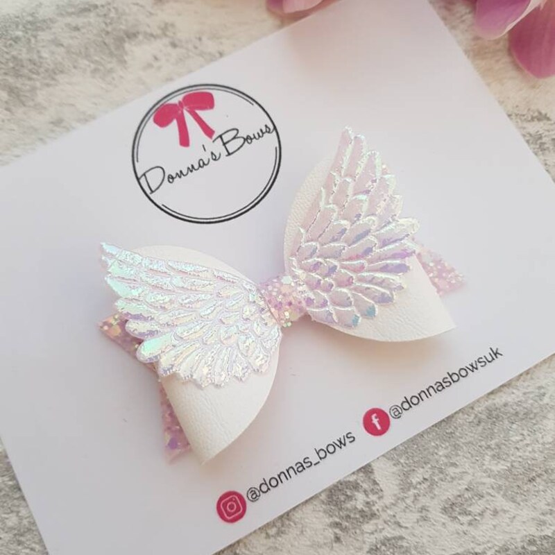 Angel Wing Hair Clip - Etsy
