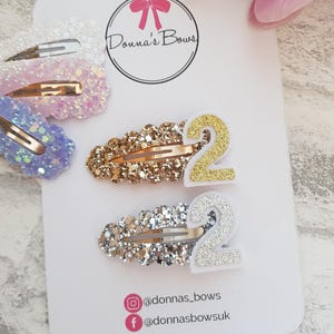 Birthday Snap Clip, Birthday Hair Slide, Birthday Hair Accessory, Hair ...