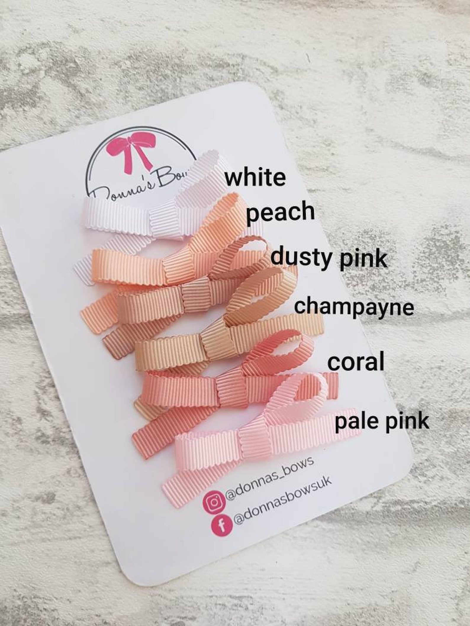 Ribbon Pigtail Bows, Over 25 Colours, Toddler Hair Bows, Girls Hair ...